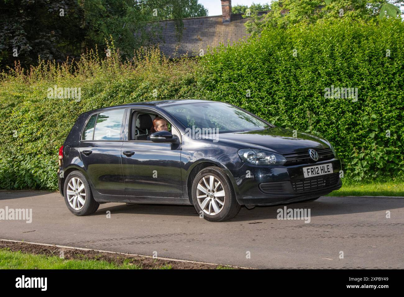 2012 Black VW Volkswagen Golf match TDI, car Hatchback Diesel Engine ...
