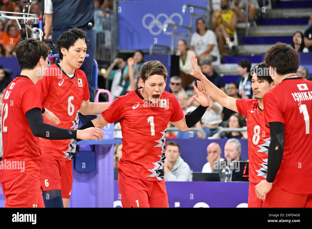 Japan volleyball team group jpn Banque de photographies et d’images à ...