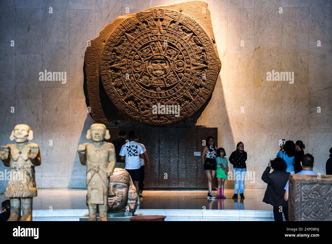 Calendario azteca piedra del sol Banque de photographies et d’images à ...