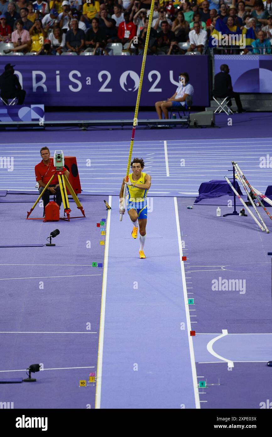 DUPLANTIS Armand de Suède, Athlétisme Men's Pole Vault final lors des ...