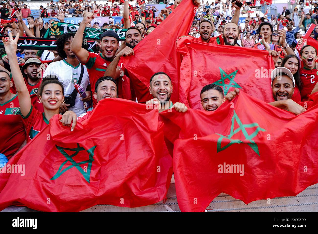 Les fans du Maroc, Football, 39 demi-finale masculine entre le Maroc et ...