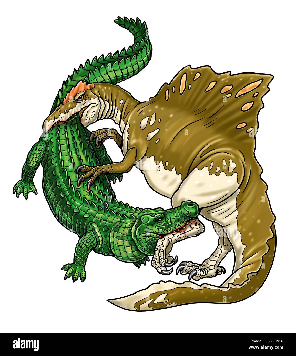 Dinosaur dinosaurs dino spinosaurus Banque d'images détourées - Alamy