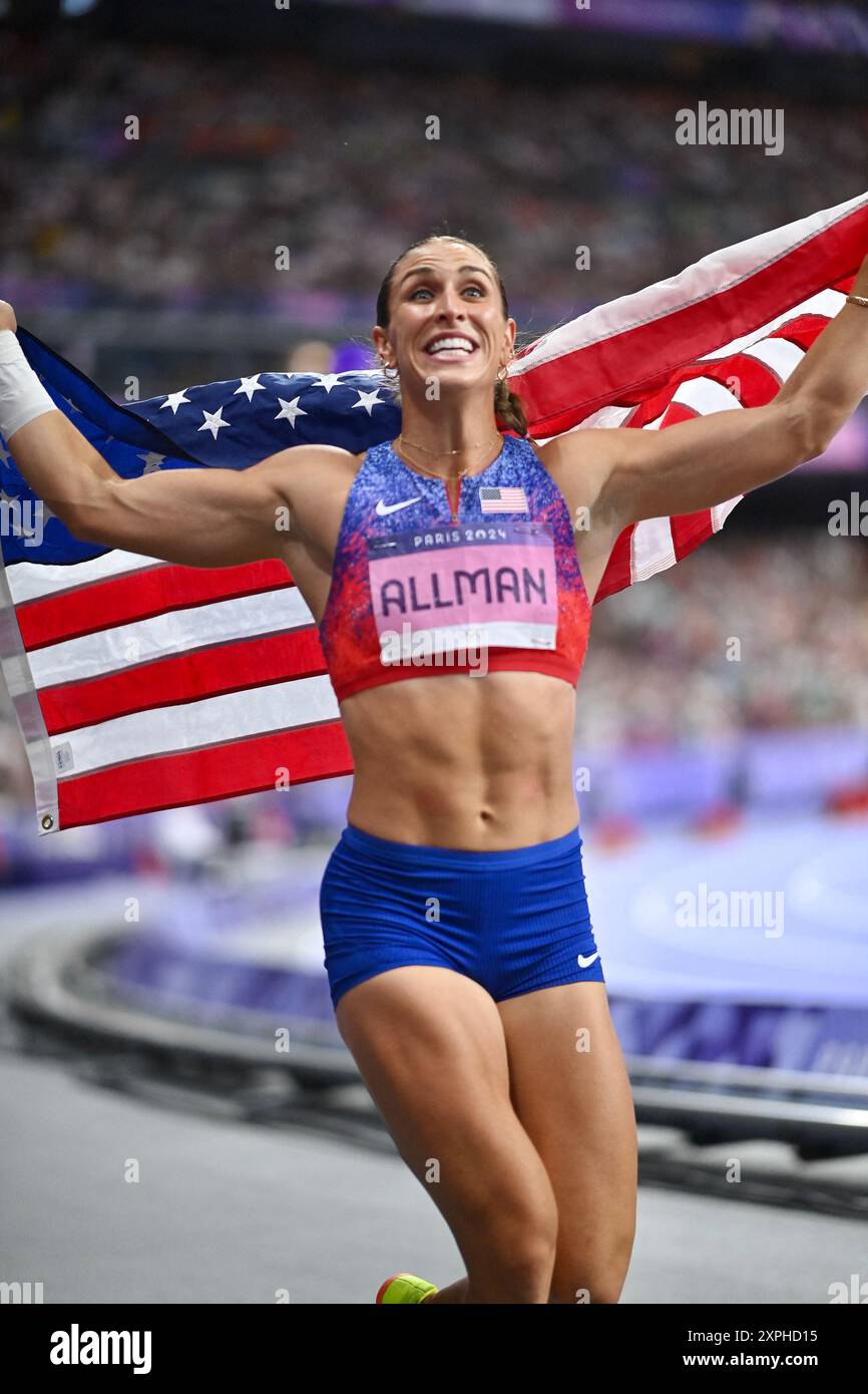 Valarie Allman de Team United States célèbre après avoir remporté l'or ...