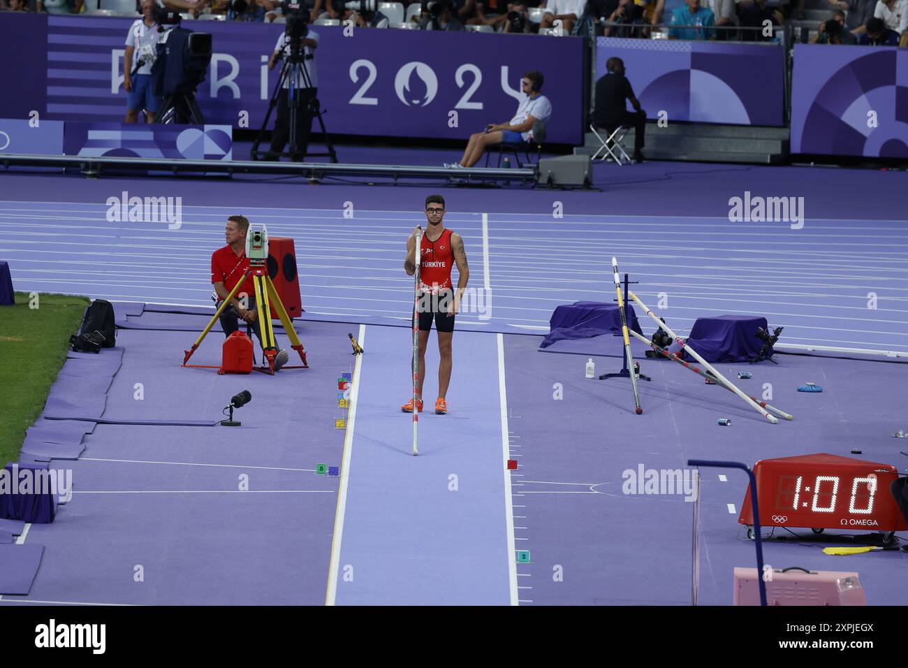 SASMA Ersu de Turkiye Athletics Men's Pole Vault final lors des Jeux ...
