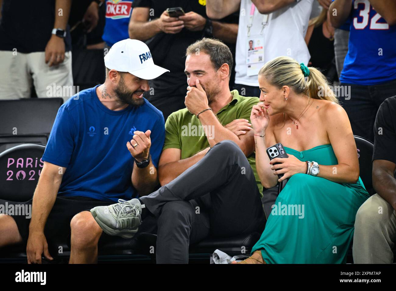 Frederic Michalak, Bruno Cheyrou et Laure Boulleau, basket-ball, quarts ...
