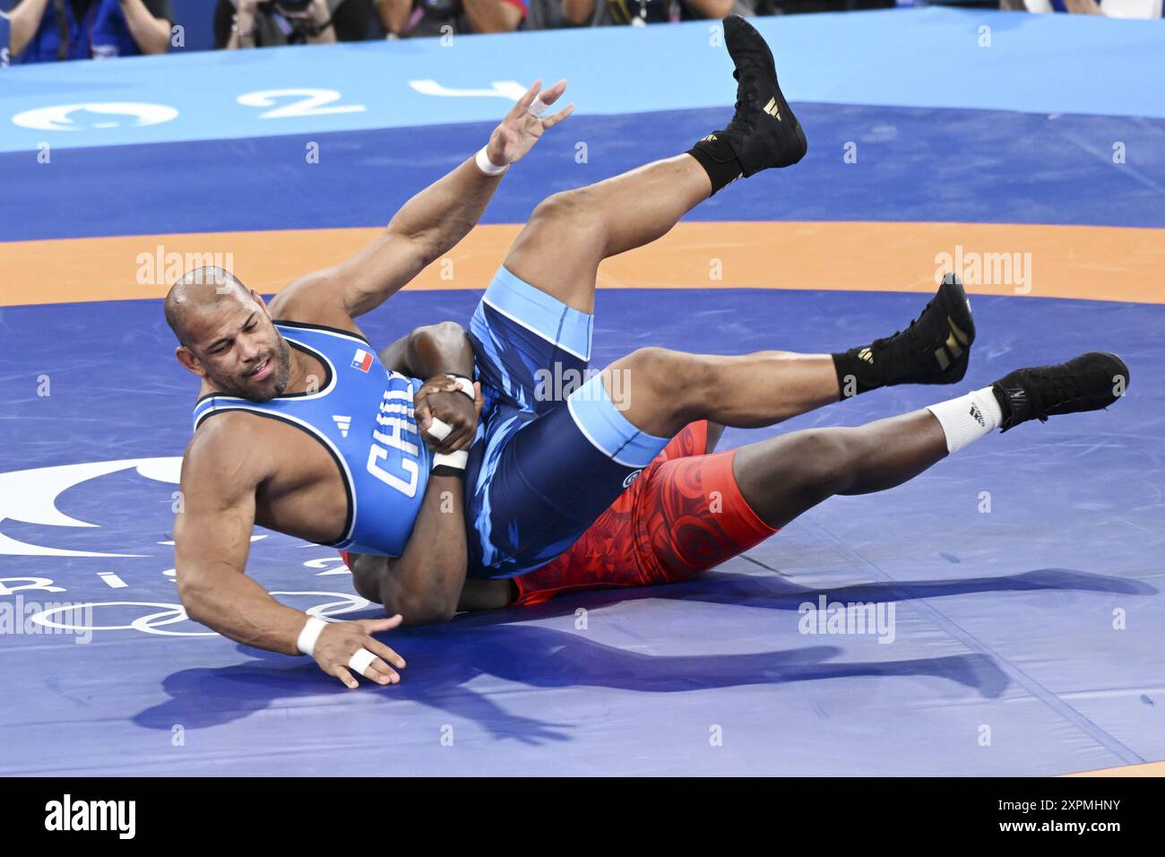 Mijain Lopez Nunez (Cuba) vs Yasmani Acosta Fernandez (Chili), lutte ...