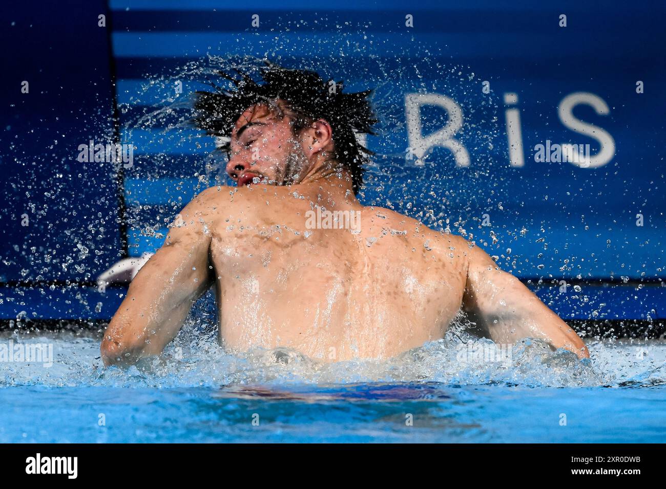 Paris, France. 08 août 2024. Le Français Jules Bouyer participe à la ...