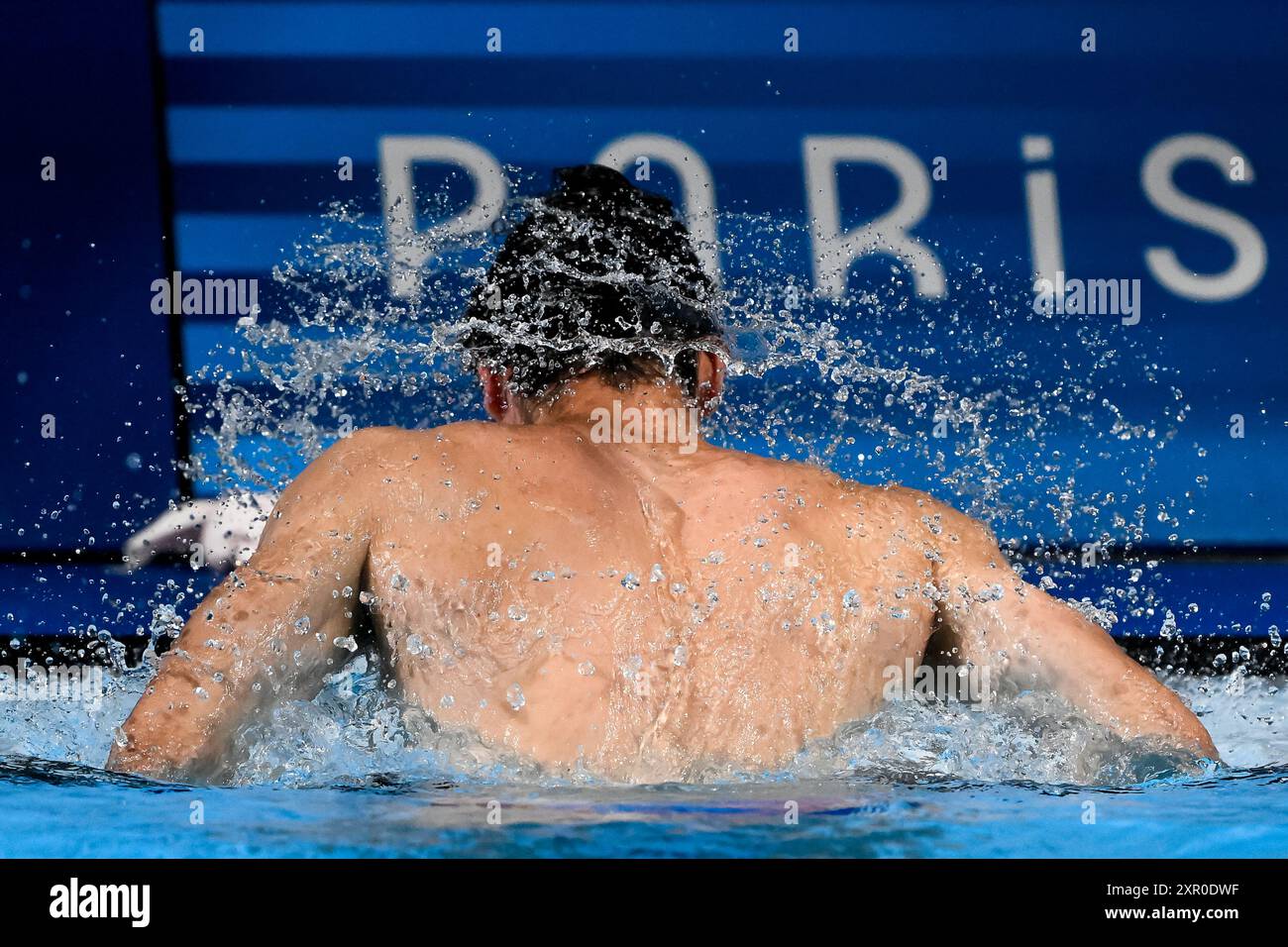 Paris, France. 08 août 2024. Le Français Jules Bouyer participe à la ...