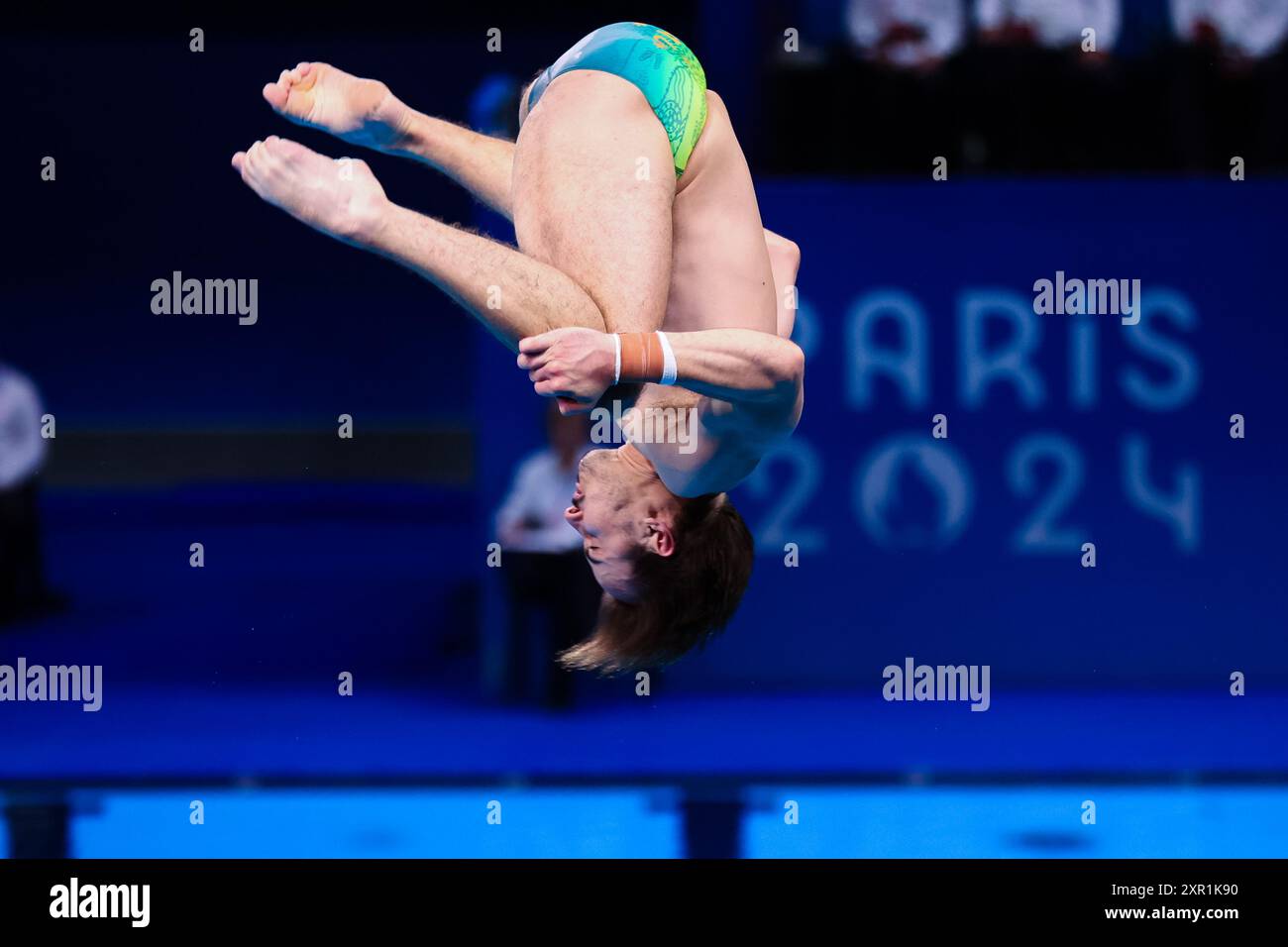 Paris, France, 8 août 2024. Kurtis Mathews de Team Australia se ...