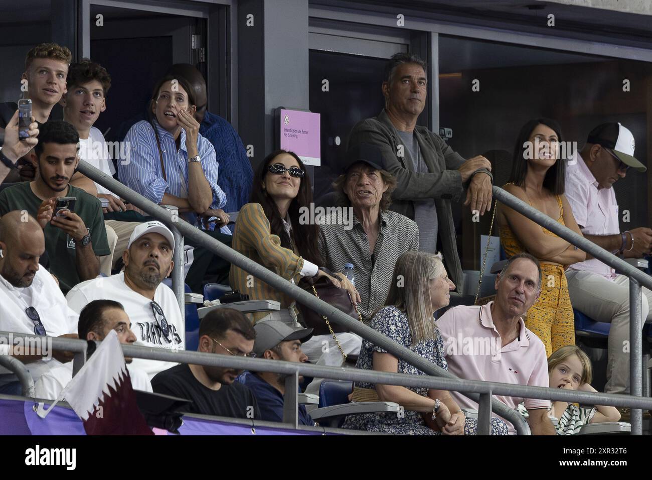 Mick Jagger et Melanie Hamrick, Marchand Leon, Marchand Oscar, lors des ...