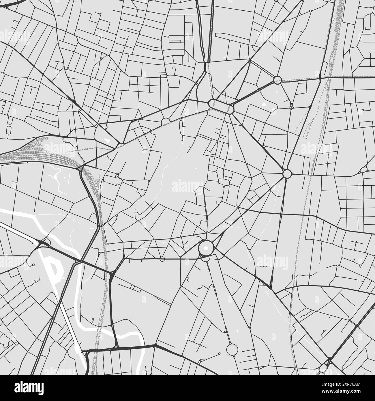 Carte de dijon Banque d'images noir et blanc - Alamy