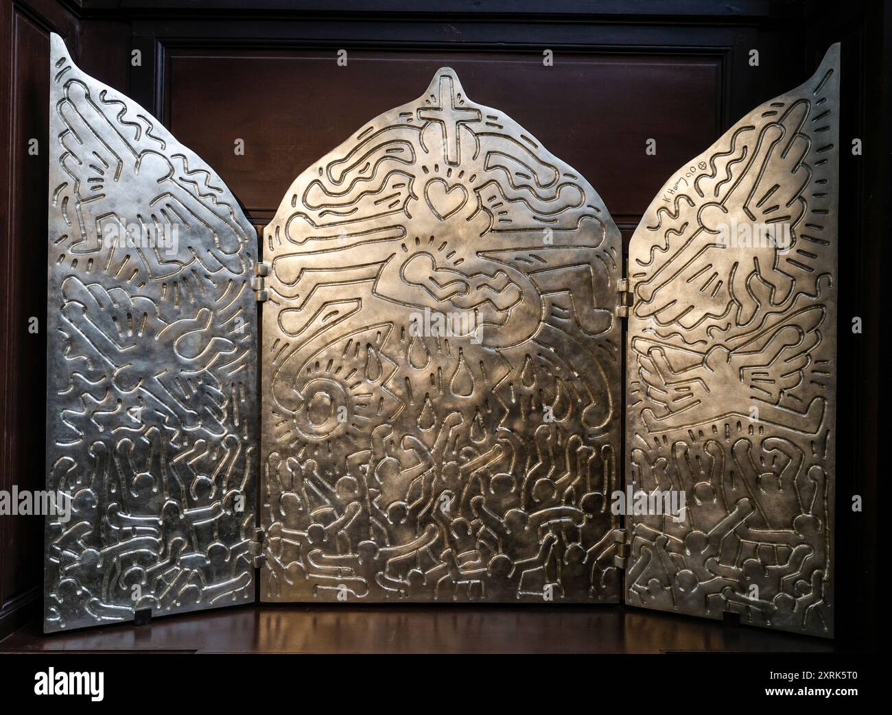 Keith haring la vie du christ Banque de photographies et d’images à ...