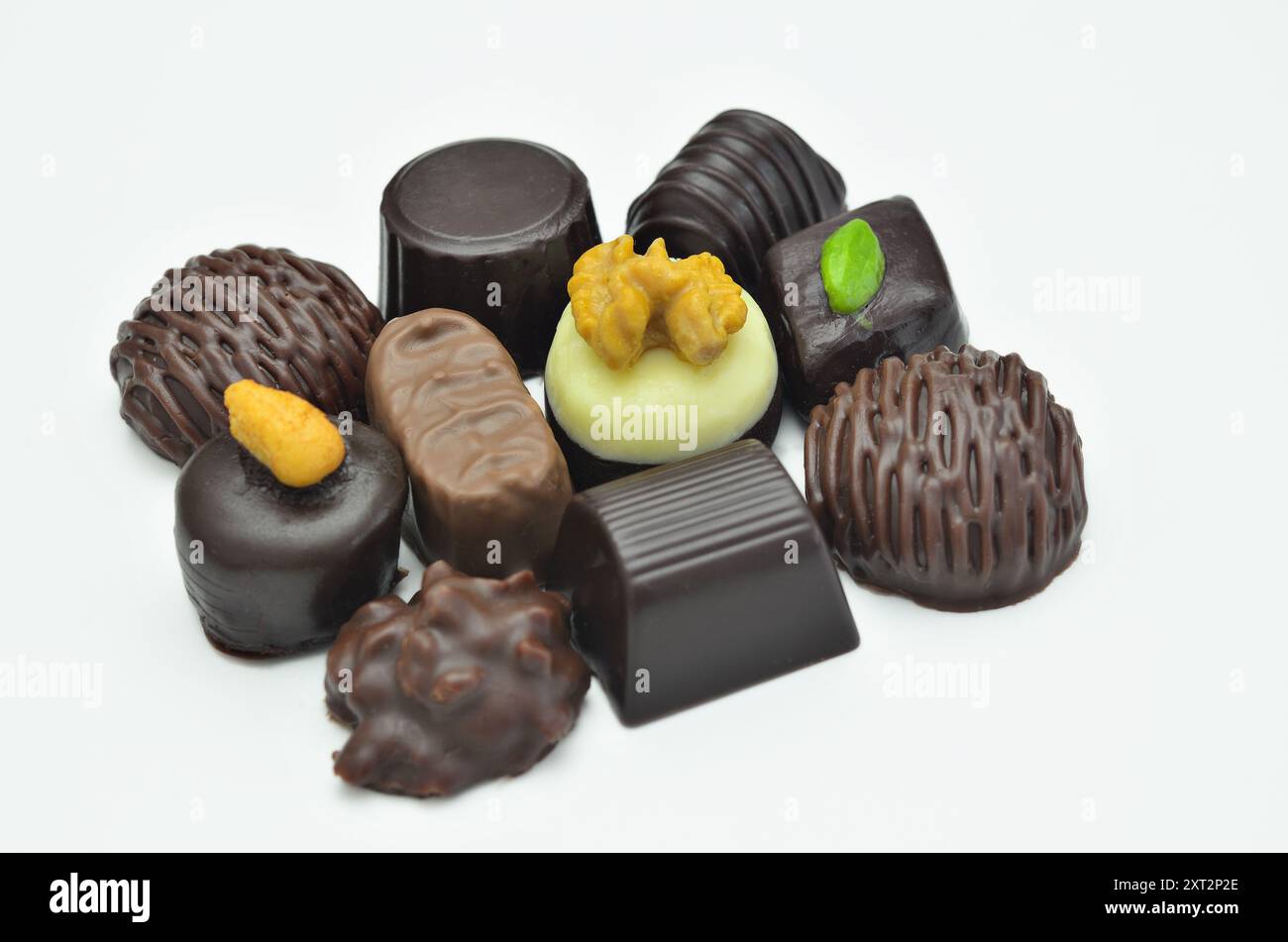 Praline pralines chocolate chocolates Banque de photographies et d ...