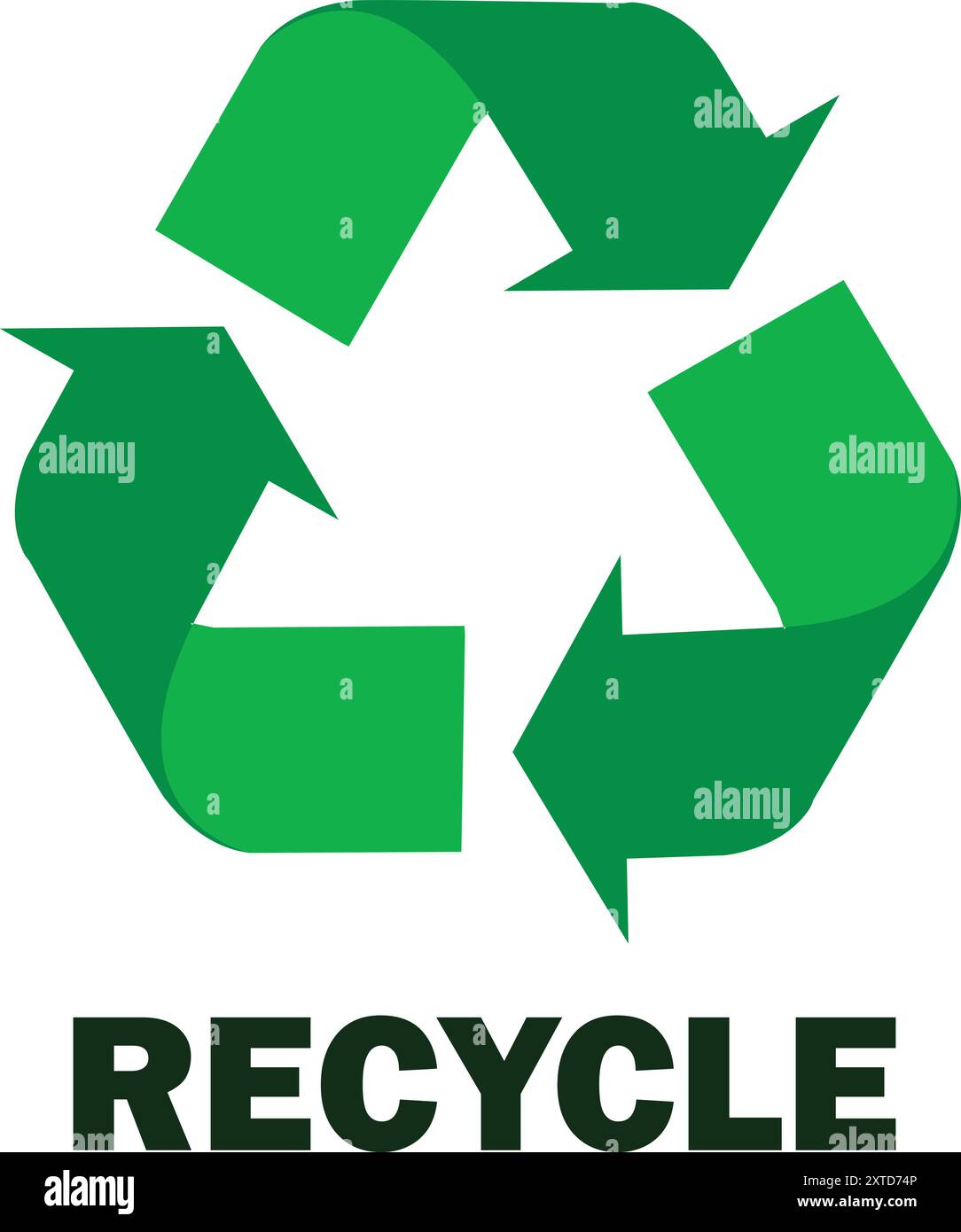 Logo de recyclage Banque d'images vectorielles - Alamy