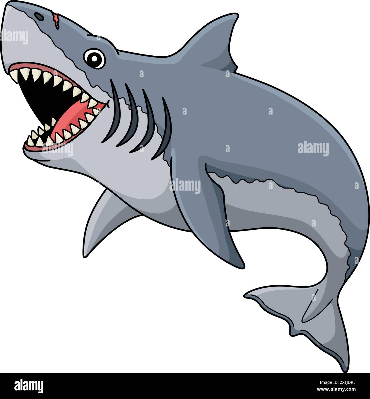 Shark cartoon Banque de photographies et d’images à haute résolution ...