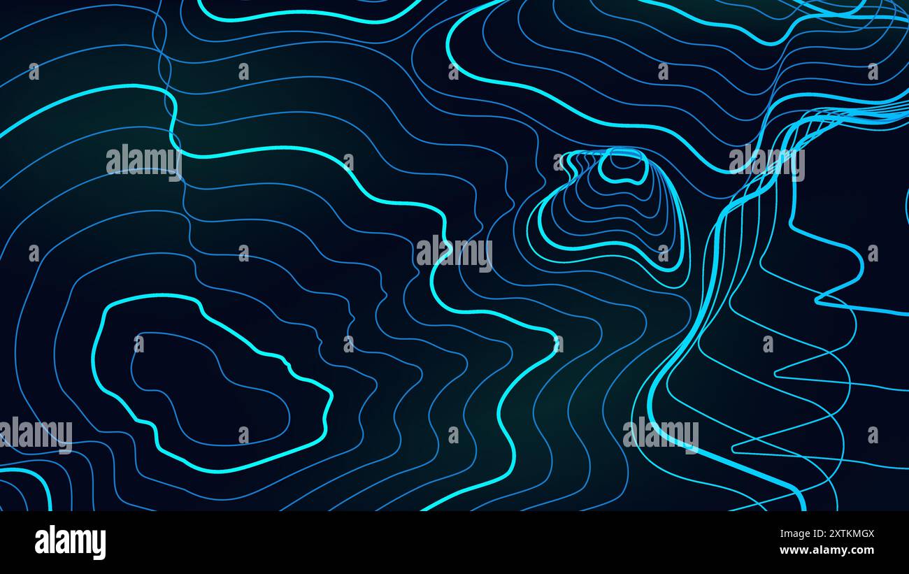 Carte topographique monde 3d Banque d'images vectorielles - Alamy