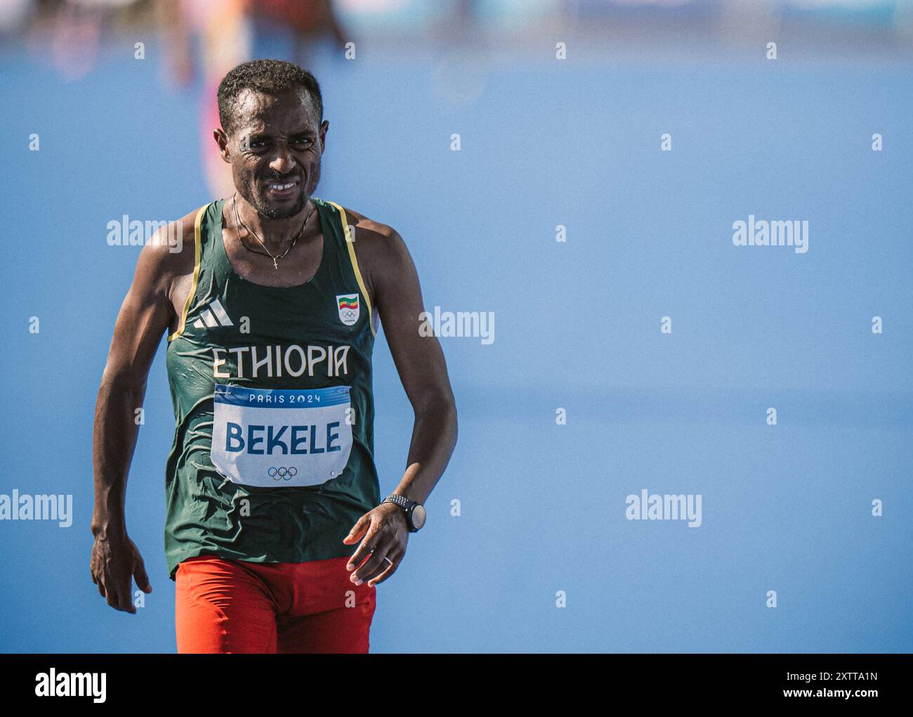 Kenenisa Bekele participe au Marathon des Jeux Olympiques de Paris 2024 ...
