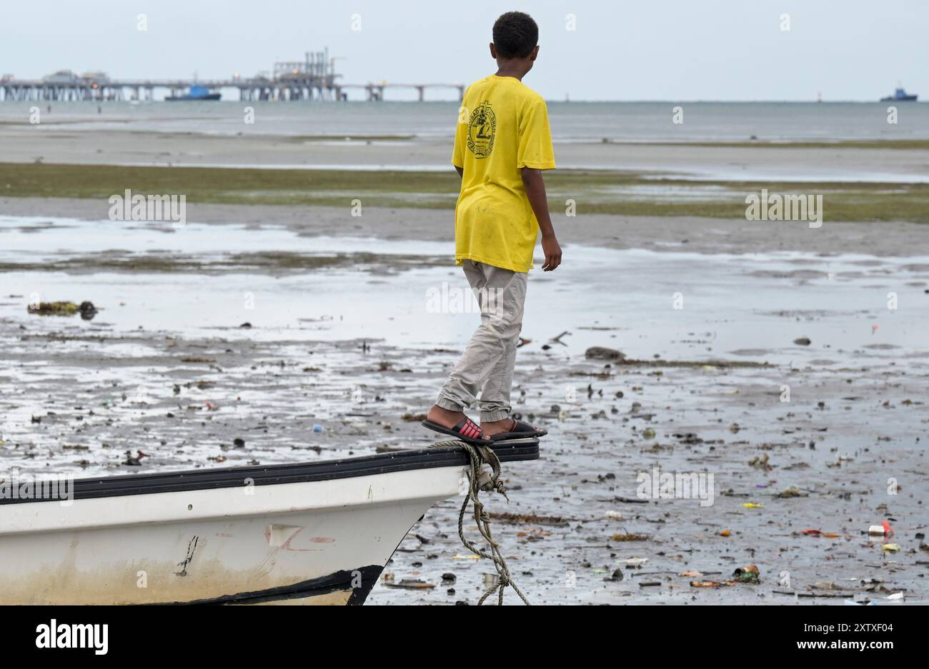 PAPOUASIE-NOUVELLE-GUINÉE, capitale Port Moresby, caution Bay, Papa ...