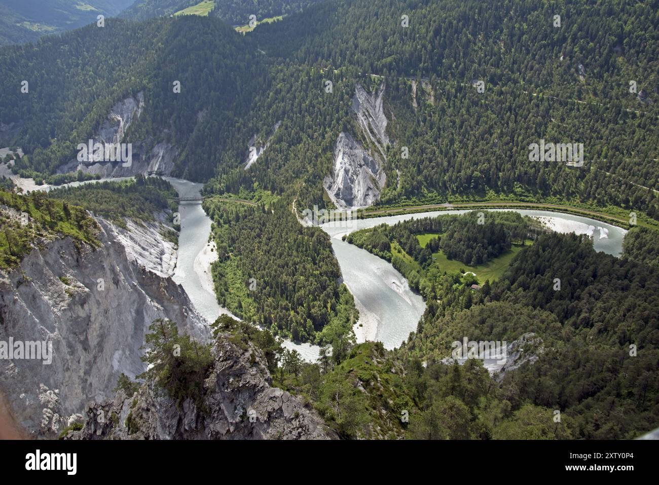Rhine gorge switzerland Banque de photographies et d’images à haute ...