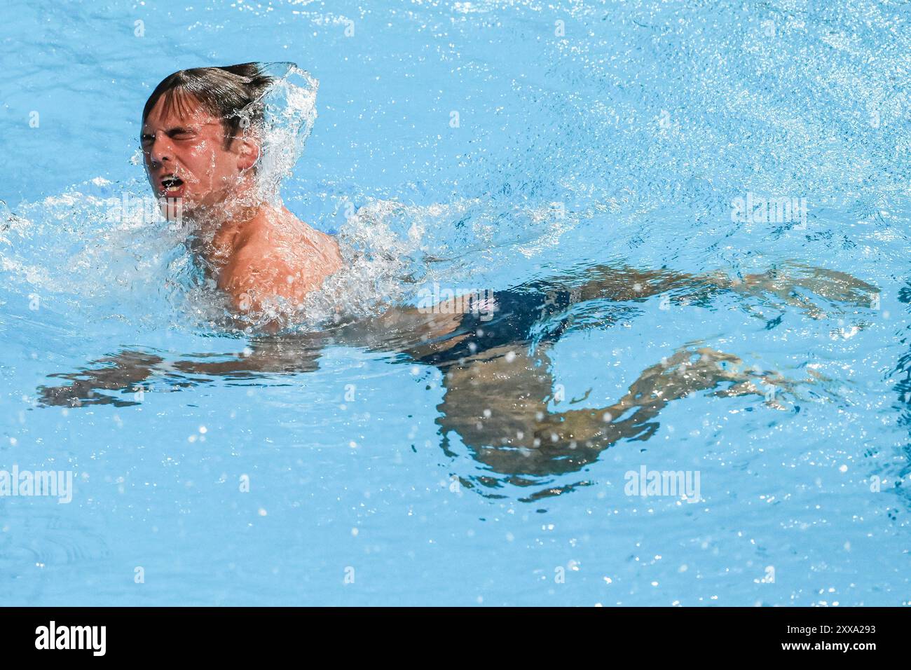 Thomas Daley, de Grande-Bretagne, réagit après avoir participé à la ...