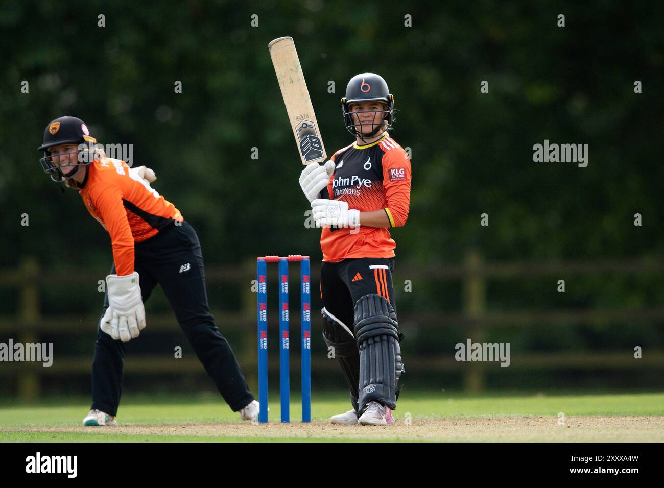 Arundel, Royaume-Uni. 26 août 2024. Lucy Higham de The Blaze Batting ...