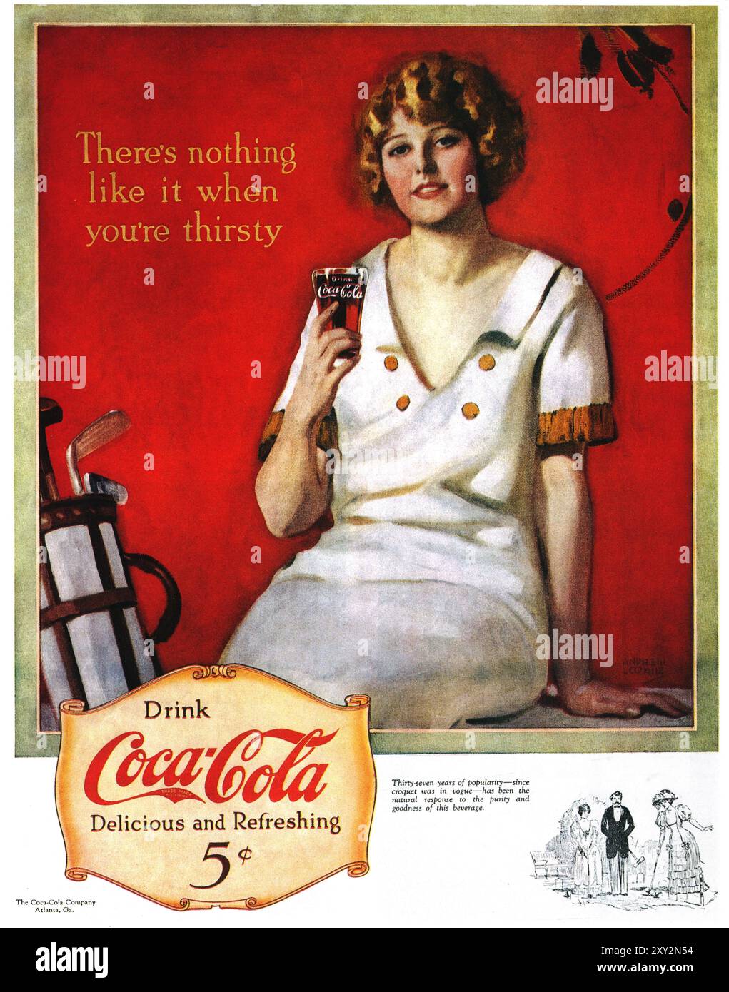 Publicité coca cola 1923 Banque de photographies et d’images à haute ...