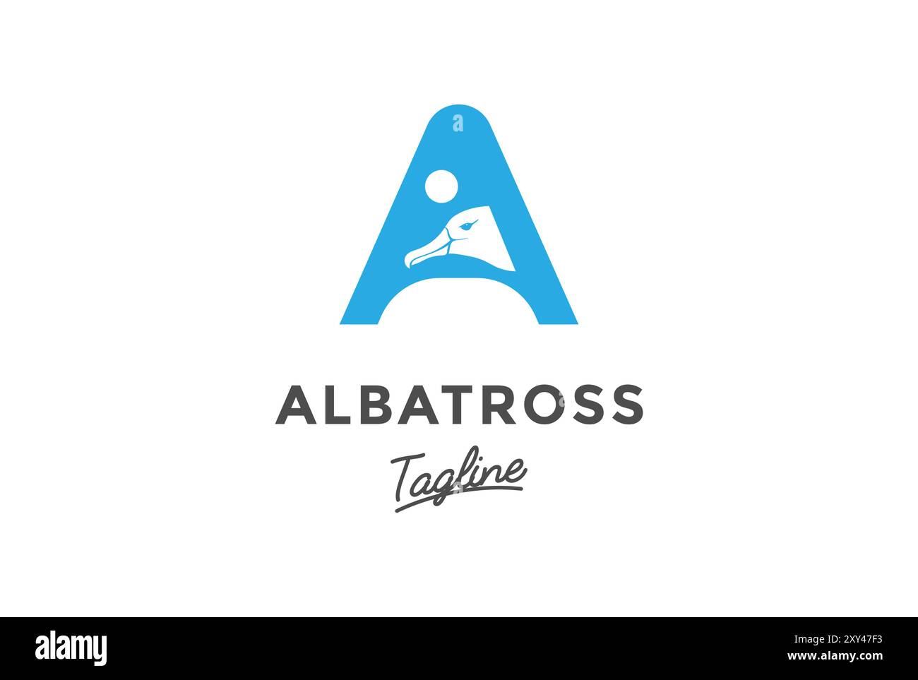 Albatross logo Banque d'images détourées - Alamy