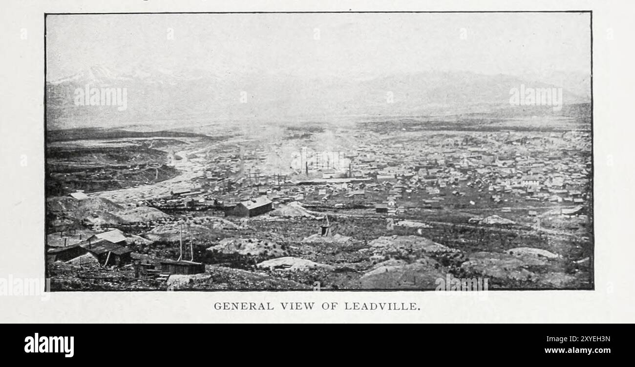 Vue générale de Leadville, Colorado de l'article LA QUATRIÈME ère DU ...
