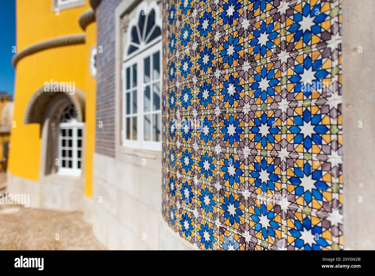 Pena Palace Azulejos Tiles Sintra Portugal // SINTRA, Portugal — des ...