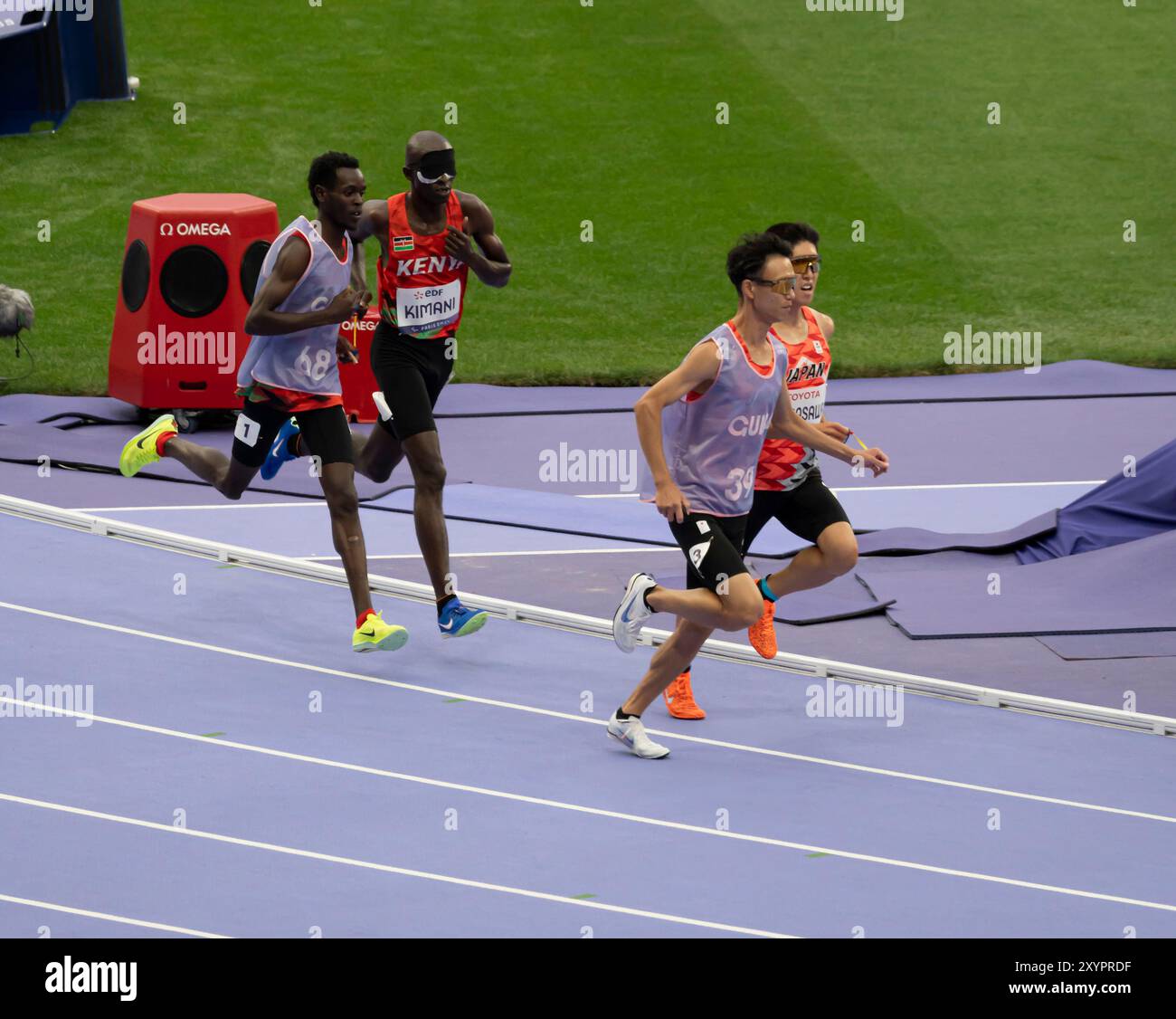 Paris, France - 08 30 2024 : Jeux Olympiques Paris 2024. Vue de la ...