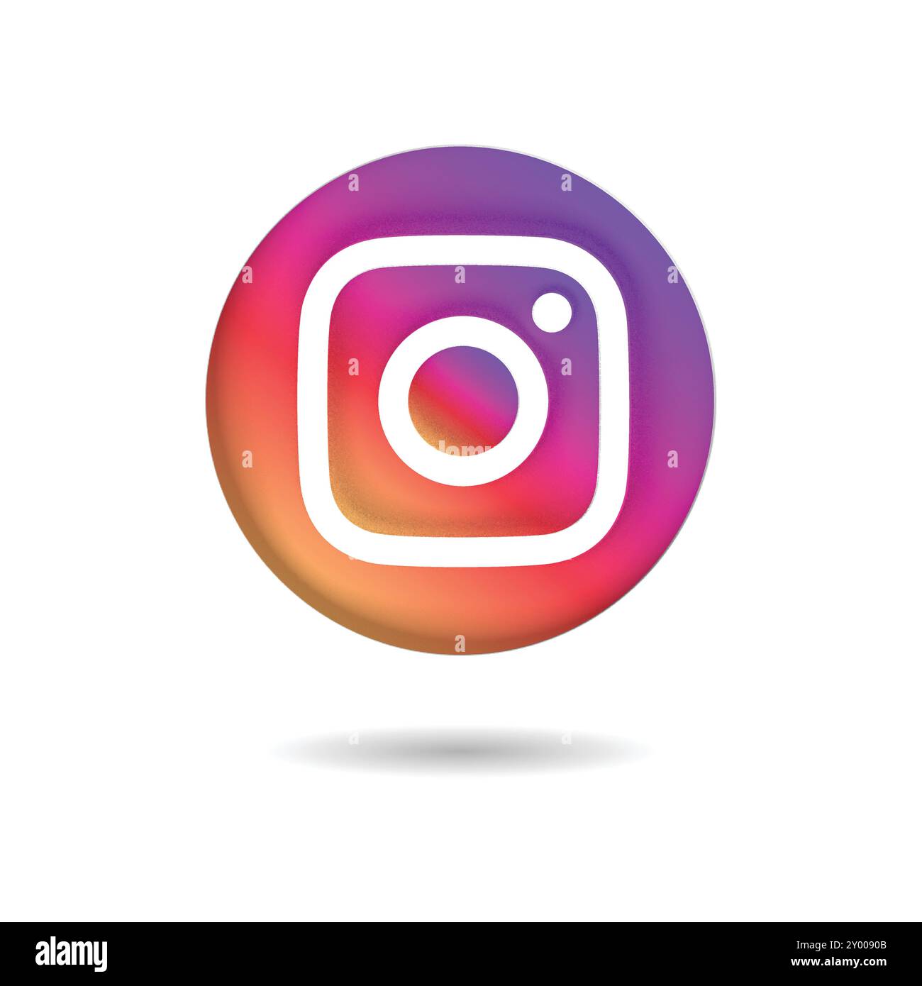 Instagram logo 3d Banque de photographies et d’images à haute ...