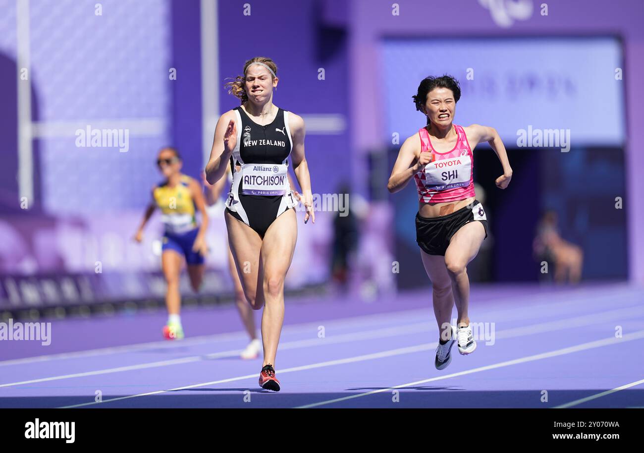 01 septembre 2024 : Danielle Aitchison de Nouvelle-Zélande en action ...