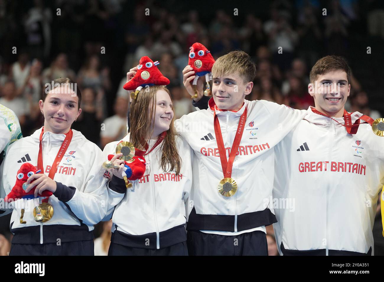 Les Britanniques Willaim Ellard, Rhys Darbey, Poppy Maskill et Olivia ...