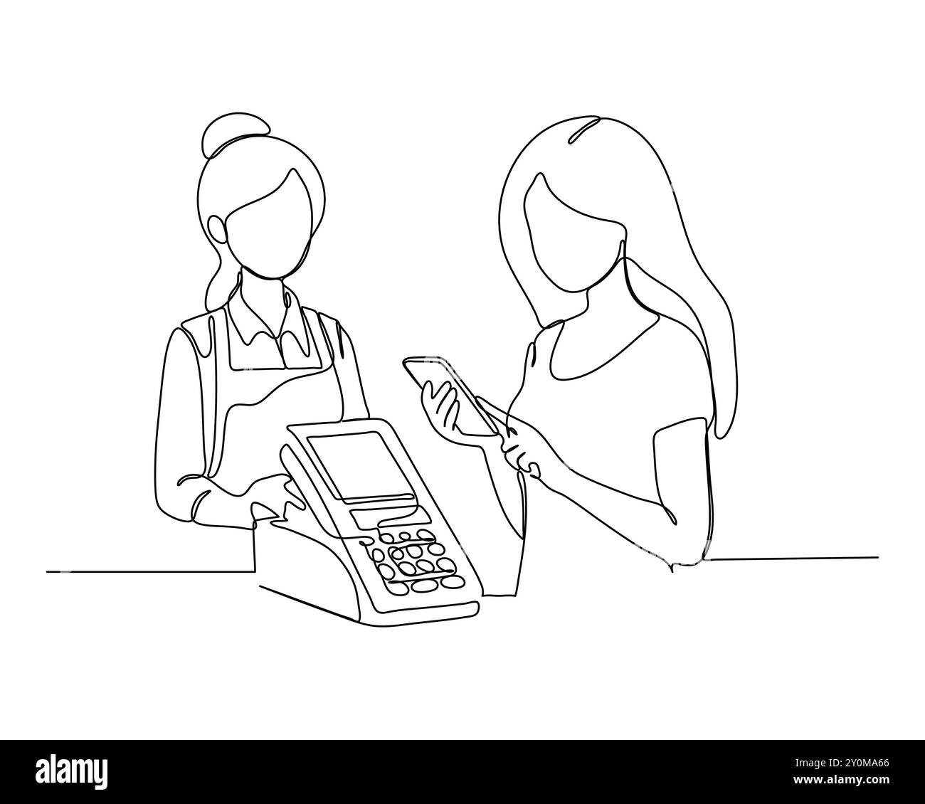 Service client dessin Banque d'images vectorielles - Alamy