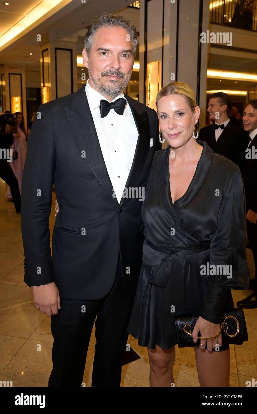 Anika Decker mit Ehemann Alexander Wilde beim hommage au Bambi 2024 im ...