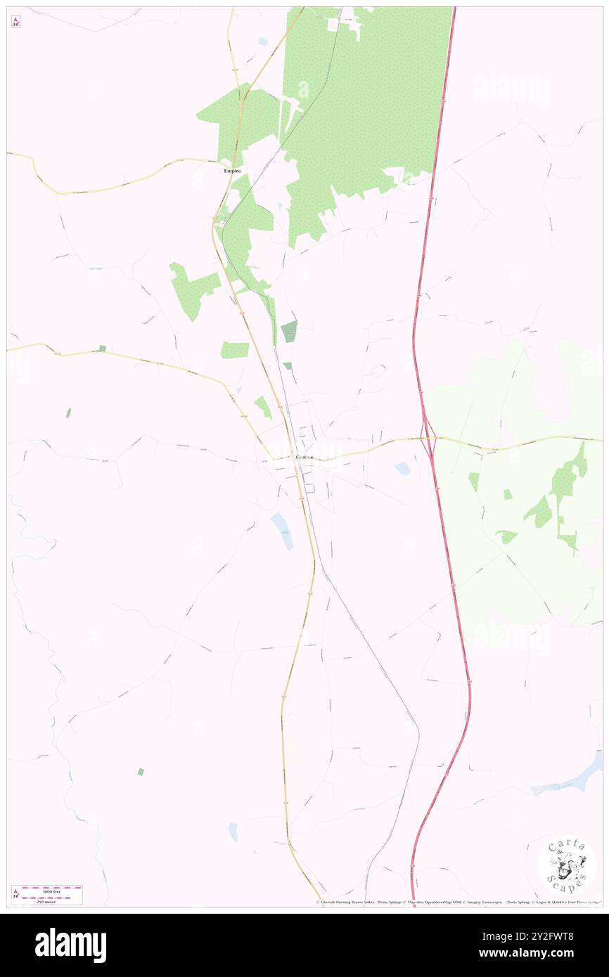 Crofton, comté de Christian, US, États-Unis, Kentucky, n 37 2' 52'', S ...