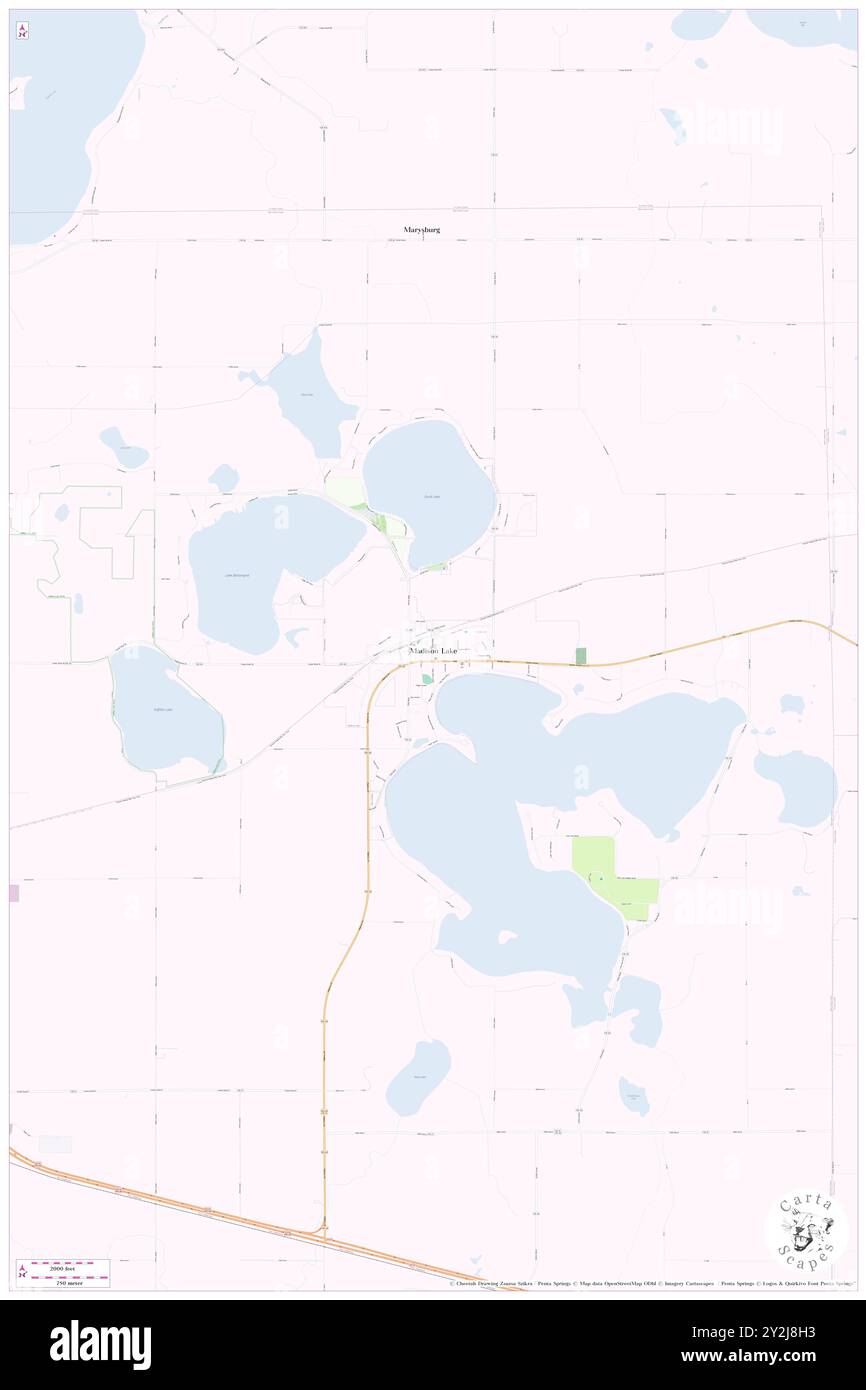 Pleasant Hill Manor, Comté de Blue Earth, US, États-Unis, Minnesota, n ...