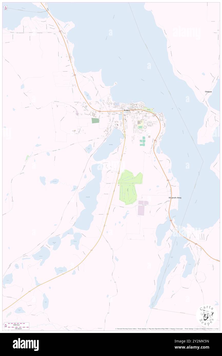 Carte du minnesota marcheur Banque d'images détourées - Alamy