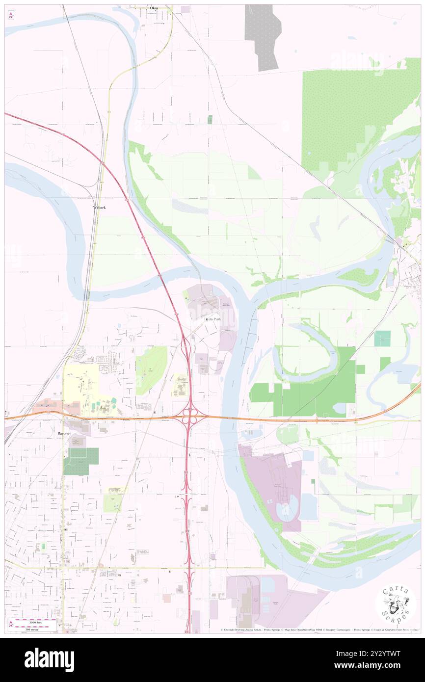 Hyde Park, Comté de Muskogee, US, États-Unis, Oklahoma, n 35 47' 22 ...