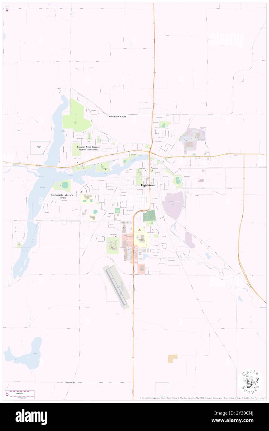 Hutchinson, Comté de McLeod, US, États-Unis, Minnesota, n 44 53' 15 ...