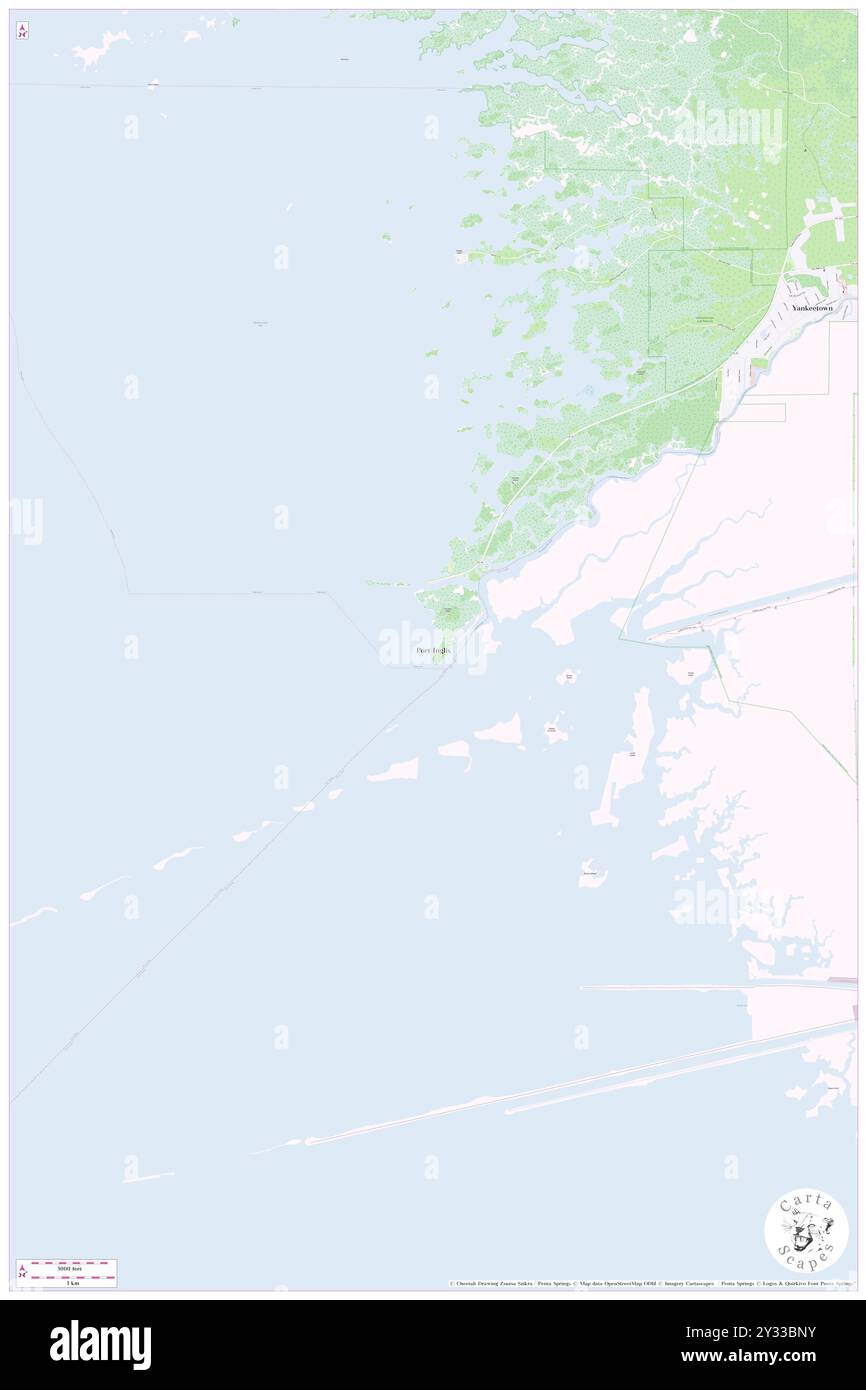 Port Inglis, comté de Levy, US, États-Unis, Floride, n 28 59' 39'', S ...