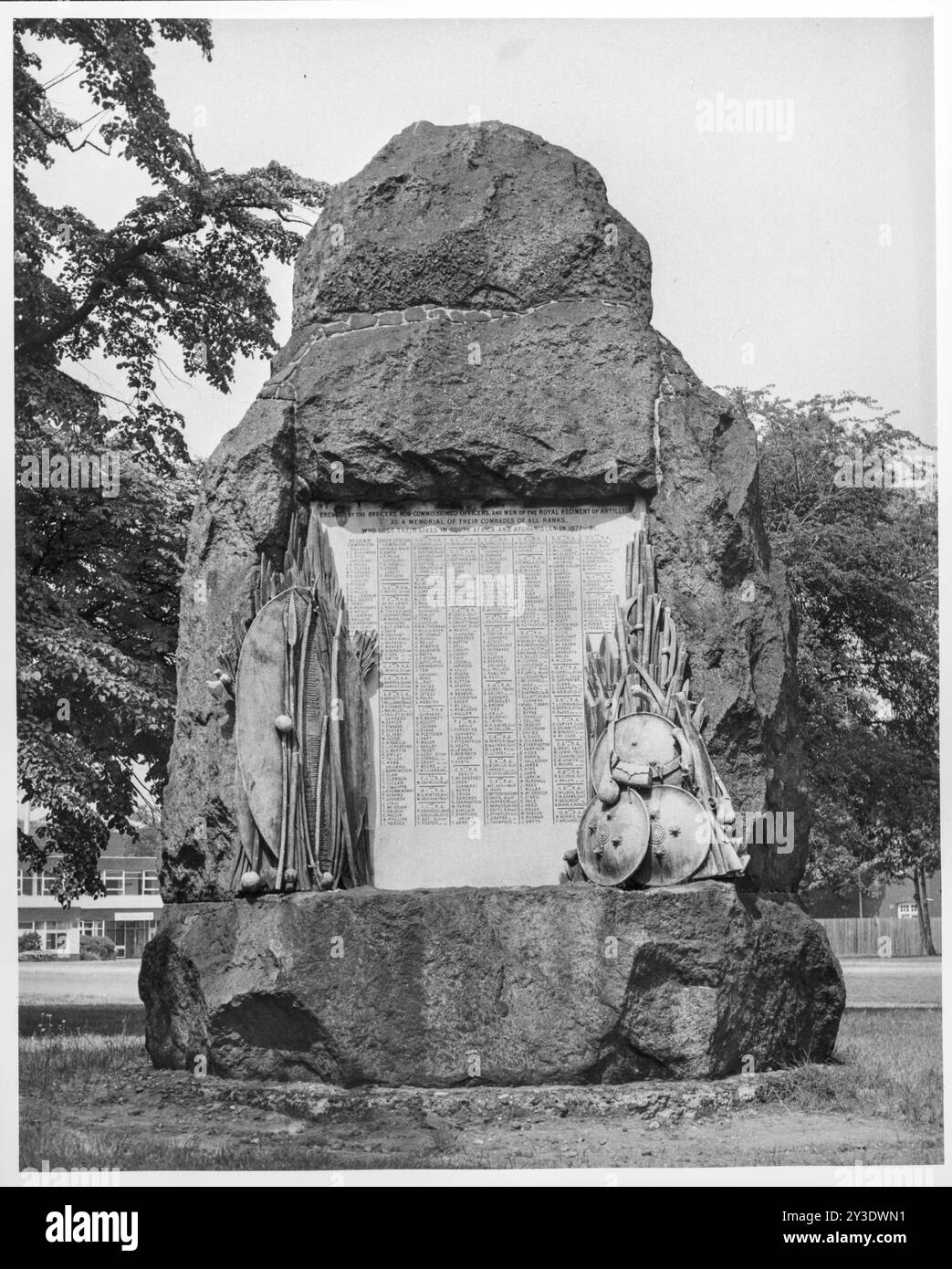 Royal regiment artillery memorial Banque d'images noir et blanc - Alamy