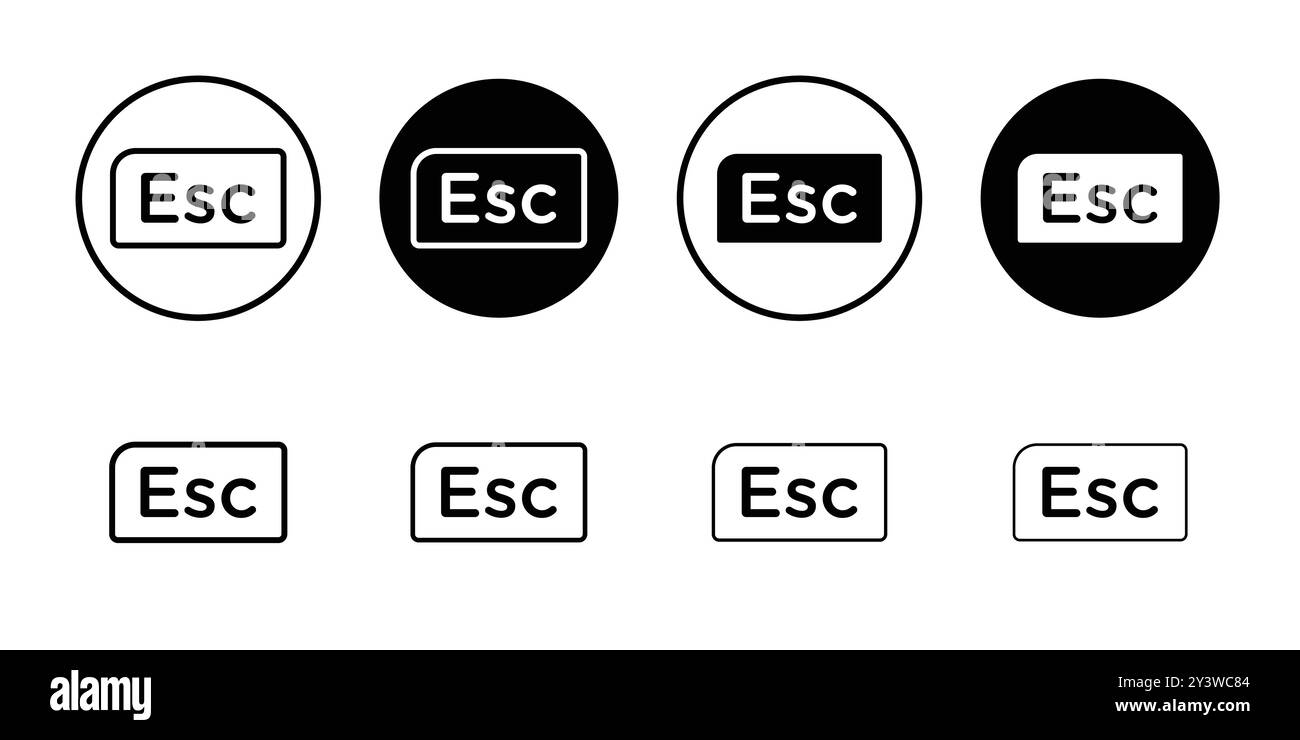 Logo technique de l'esc Banque de photographies et d’images à haute ...