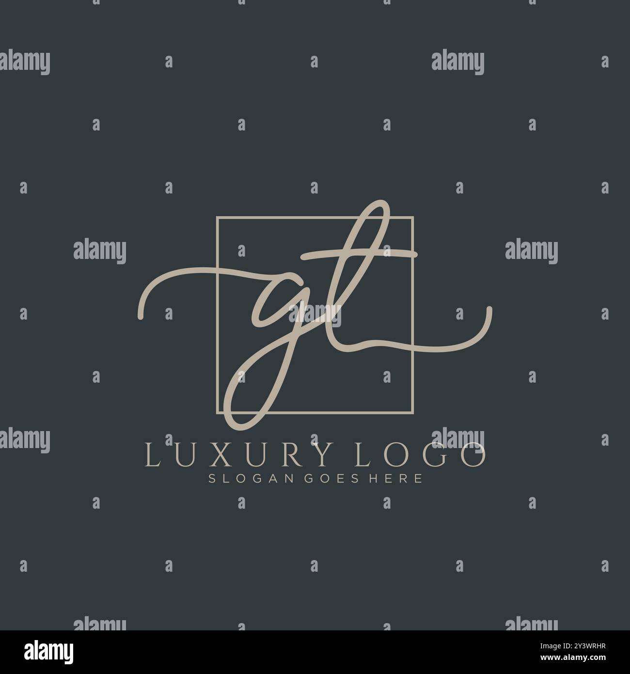 Logo des initiales gt Banque de photographies et d’images à haute ...