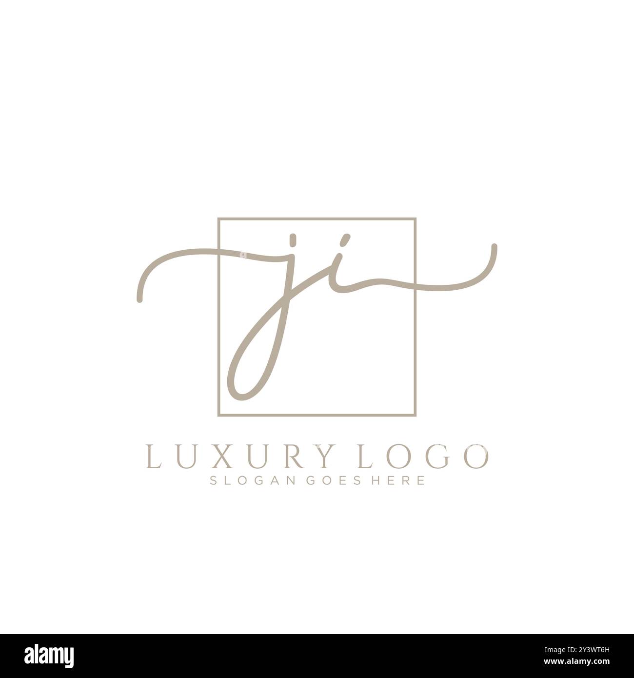 Logo des initiales ji Banque de photographies et d’images à haute ...