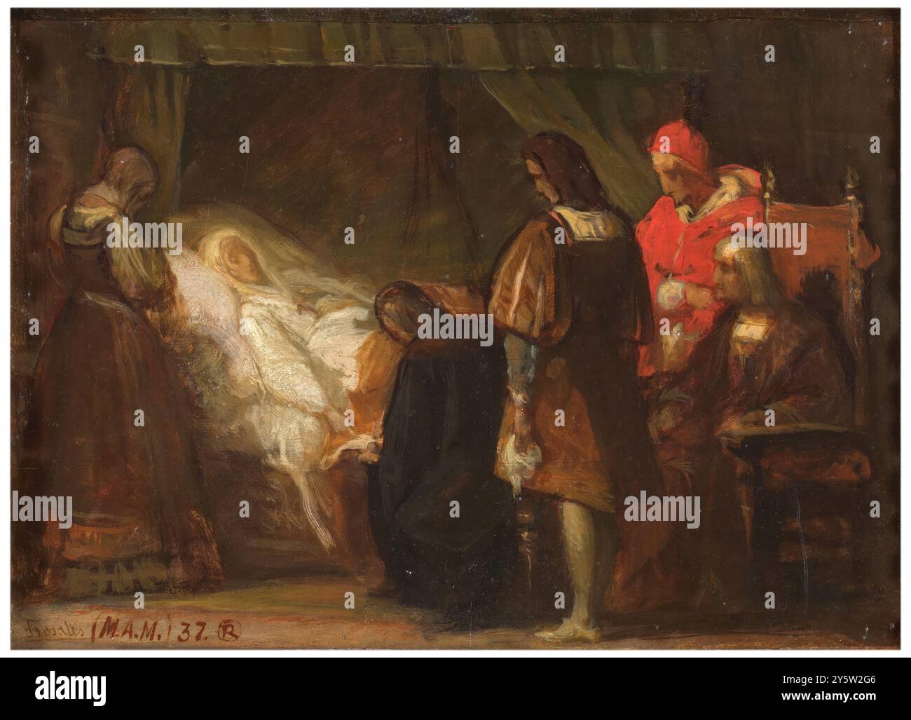 Eduardo Rosales Gallinas / 'la Reine Isabelle la Catholique dictant sa ...