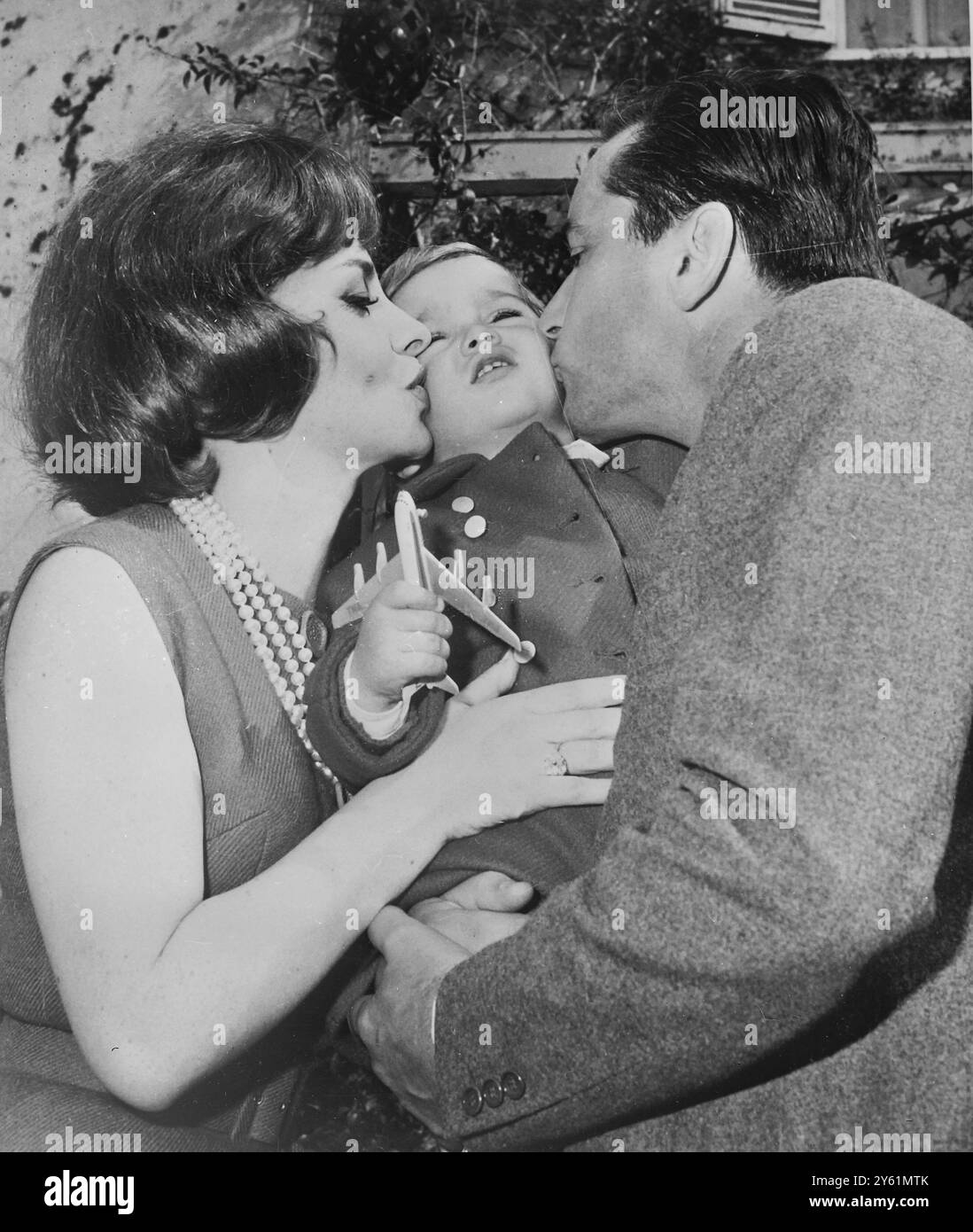 Gina lollobrigida husband milko skofic Banque d'images noir et blanc ...