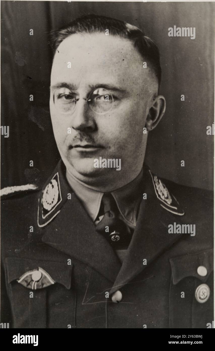 Portrait of heinrich himmler Banque de photographies et d’images à ...