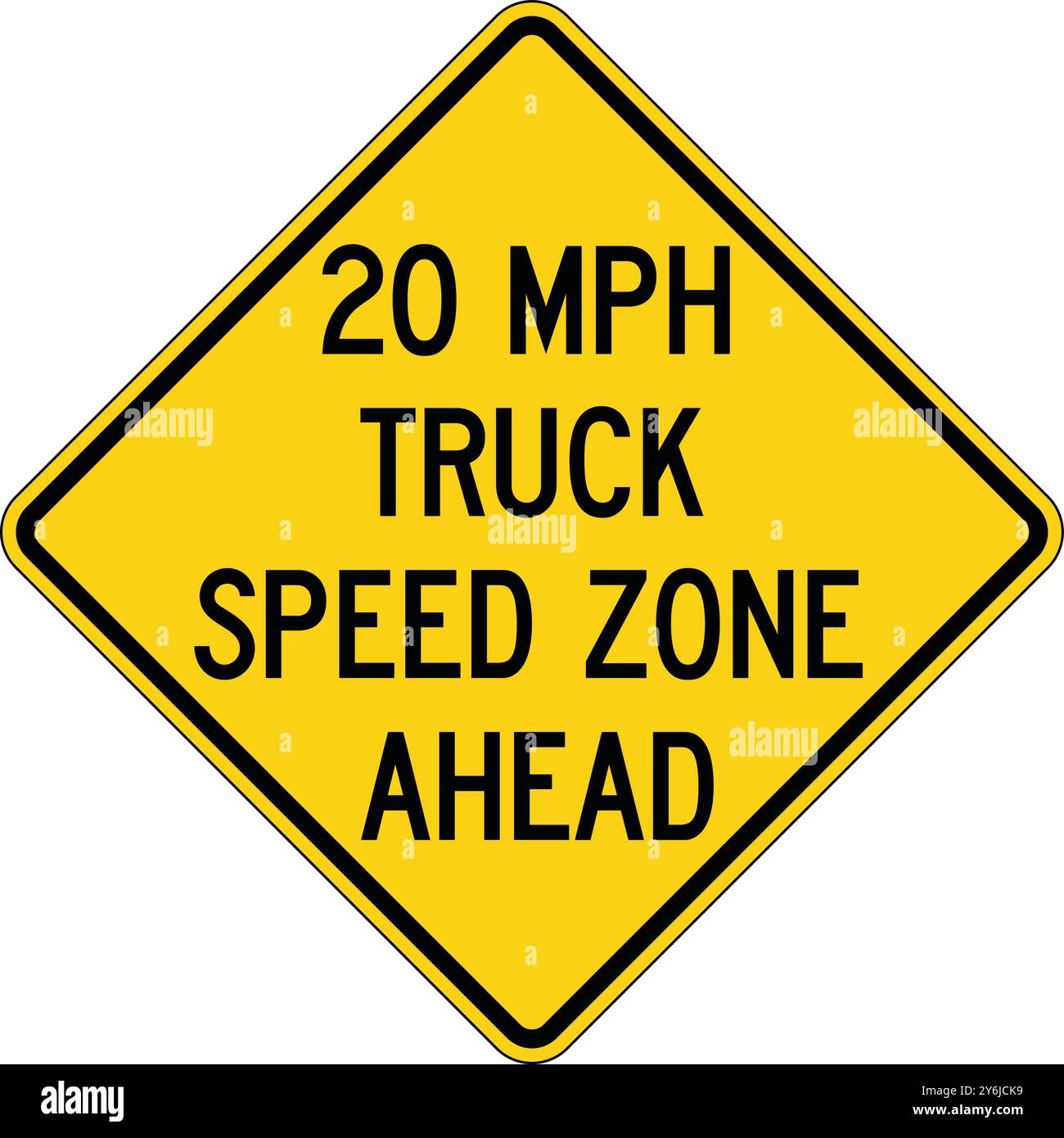 Zone de 20 mph Banque d'images vectorielles - Alamy