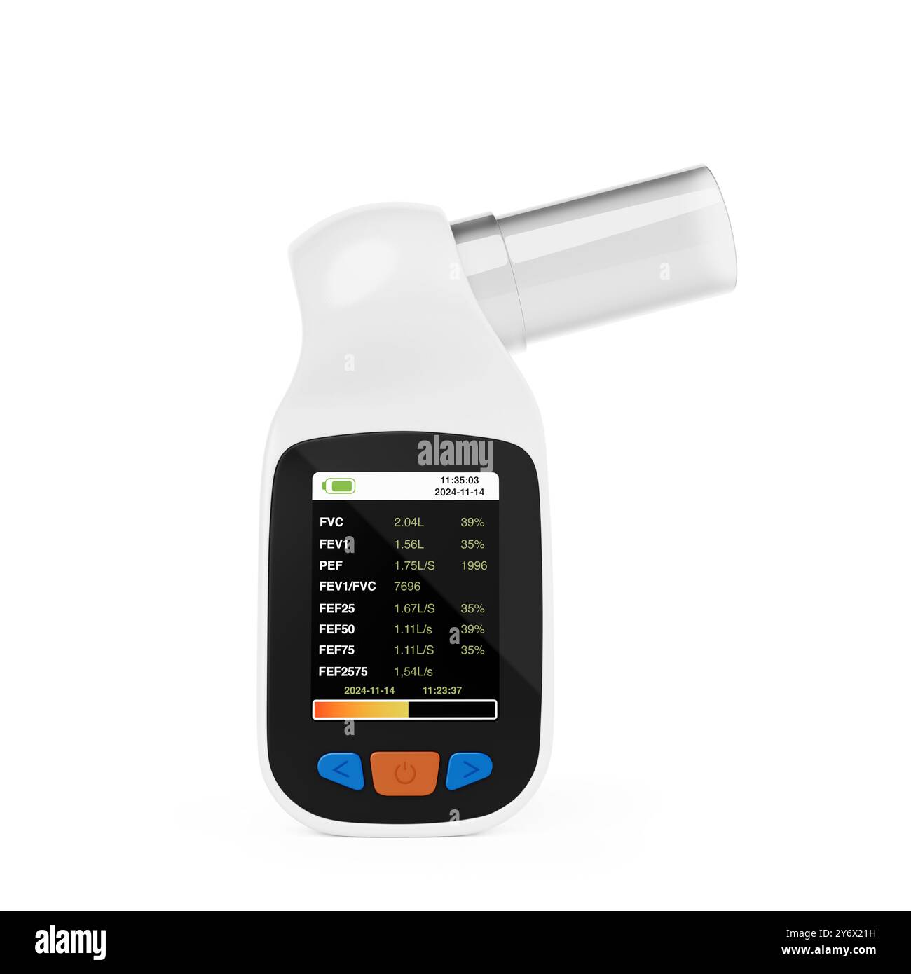 Spiromètre pulmonaire médical électronique pour mesurer la fonction et ...